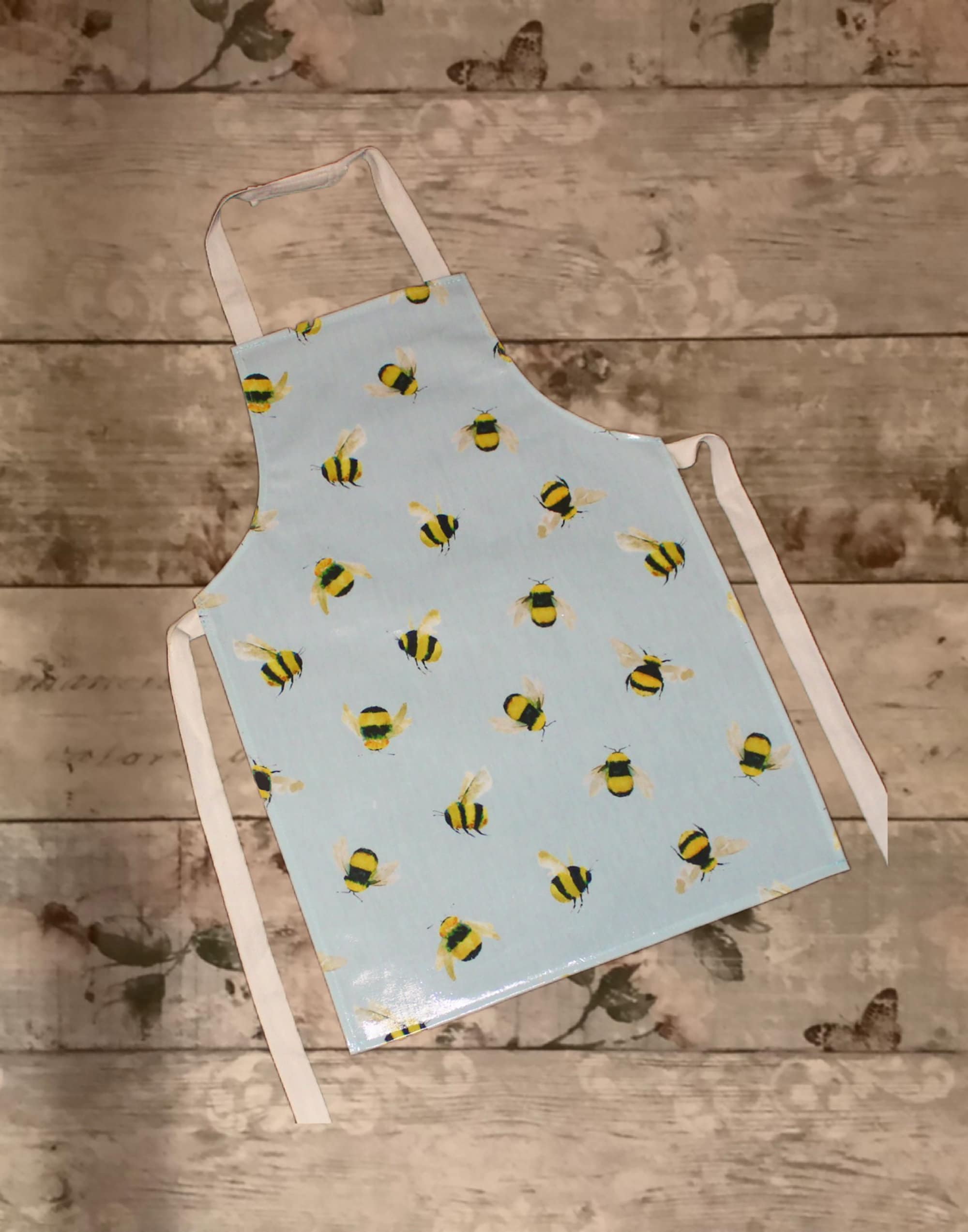 Bee’s Childs Kids Oilcloth PVC Adjustable Neck With VELCRO® Brand ...