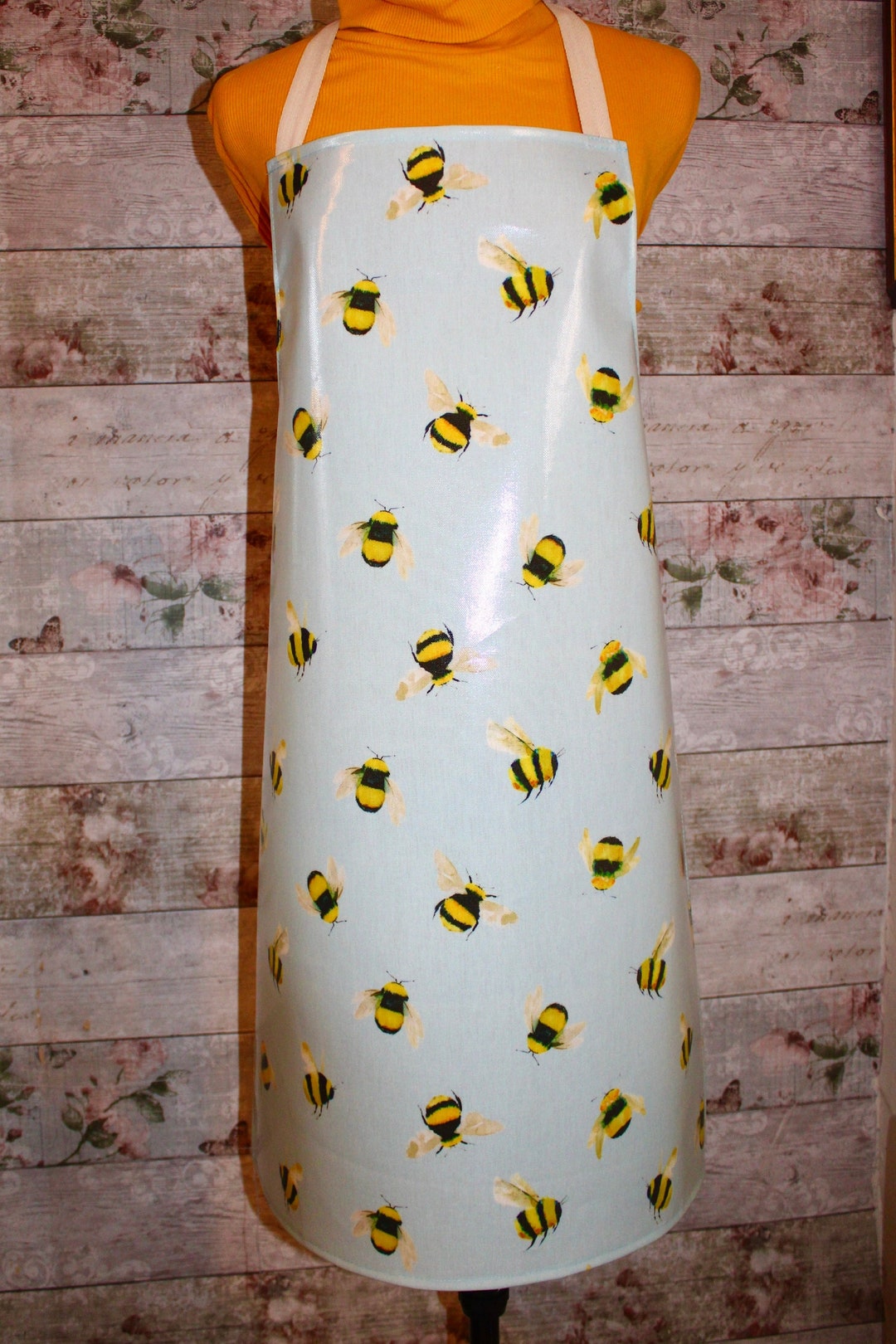 Apron for Adults Large and Standard Size Optional Pocket, Oilcloth Wipe ...