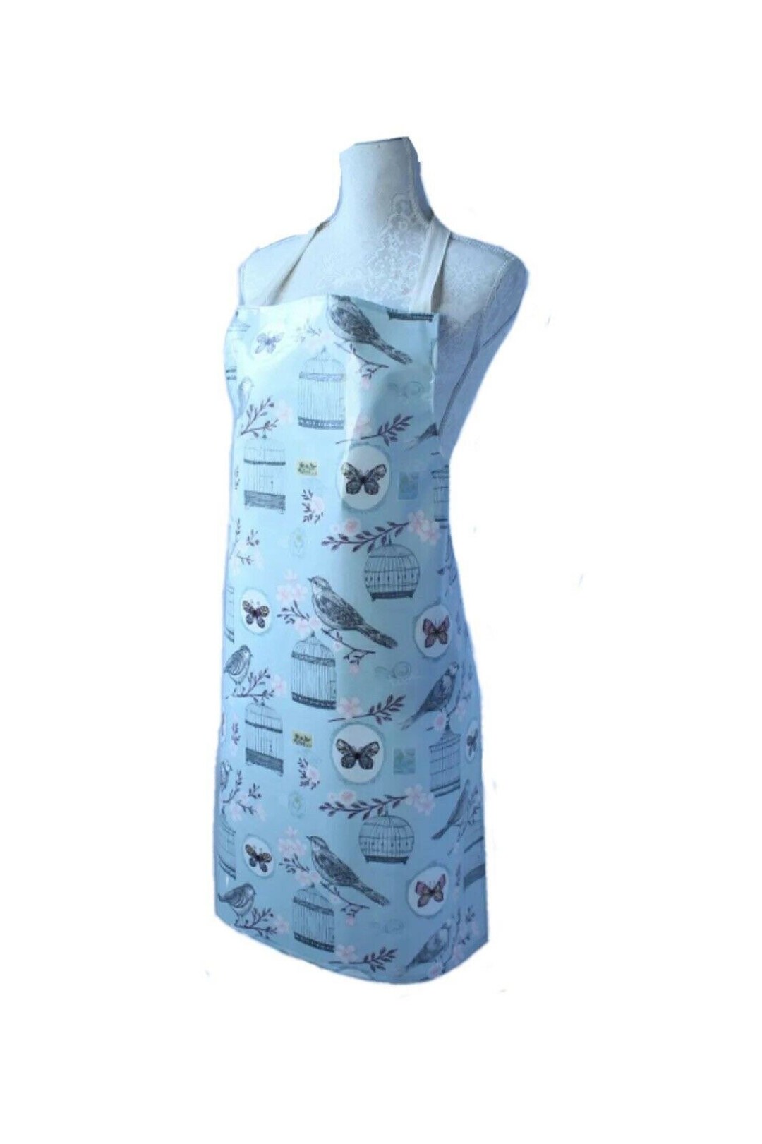 Mary-moo Oilcloth Apron Adults and Large Adults Wipe Clean Oilcloth PVC ...