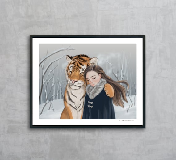 Hug Tiger Painting