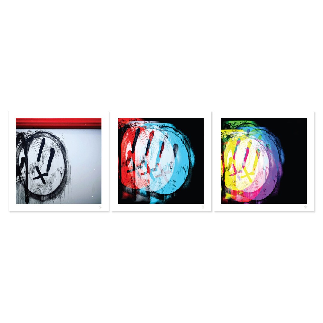 Urban Smiley: Graffiti Art Prints set of 3 - Etsy