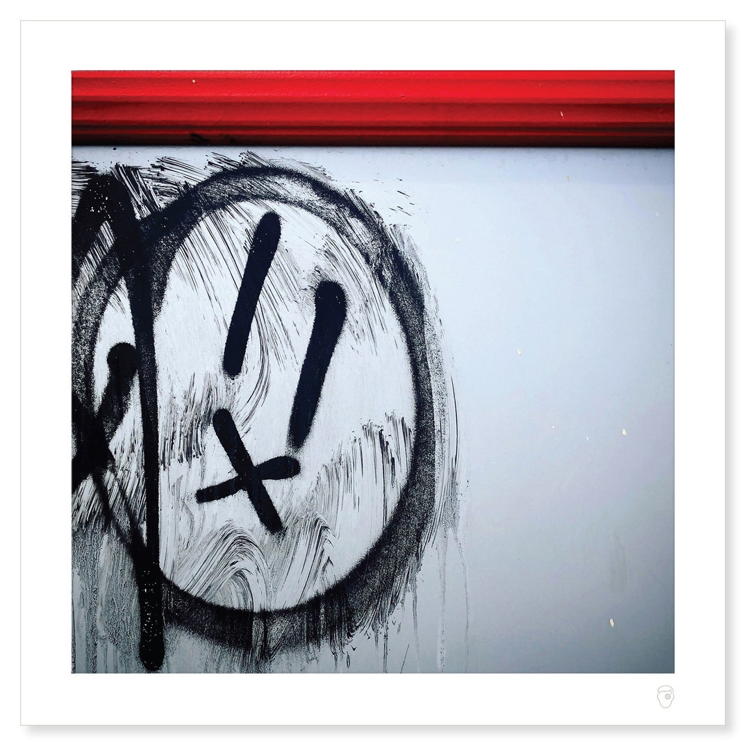Urban Smiley: Graffiti Art Print v01a - Etsy