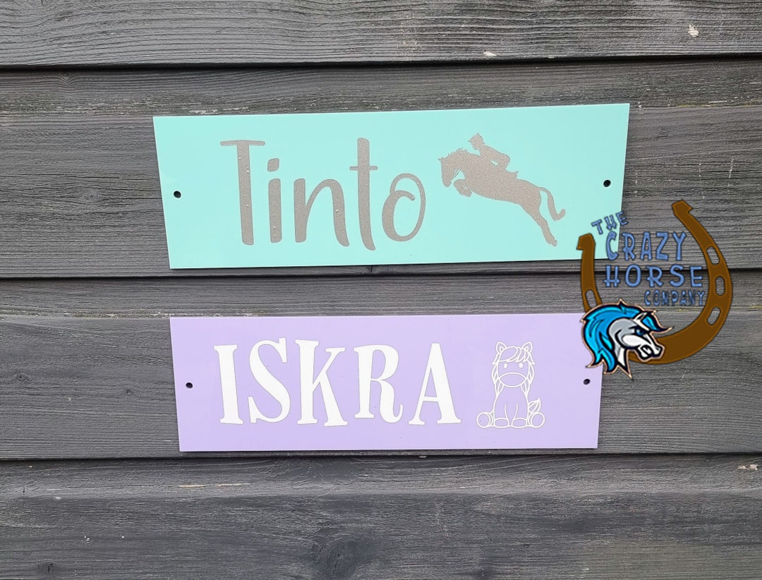 Stable Door Name Plate / Plaque Equestrian - Etsy
