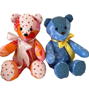 SIMPLE! Memory Bear Pattern 18" -mamie Bear- With VIDEO Tutorial | Easy Teddy Bear Pattern ...