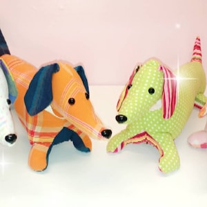 Dachshund Memory Dog Sewing Pattern: 23 Inch Keepsake (PDF Pattern ...