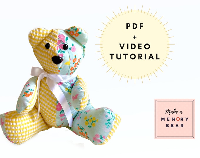 Stuffed Animals Sewing Pattern Bear, Bunny, Dog Stuffed Animals ...