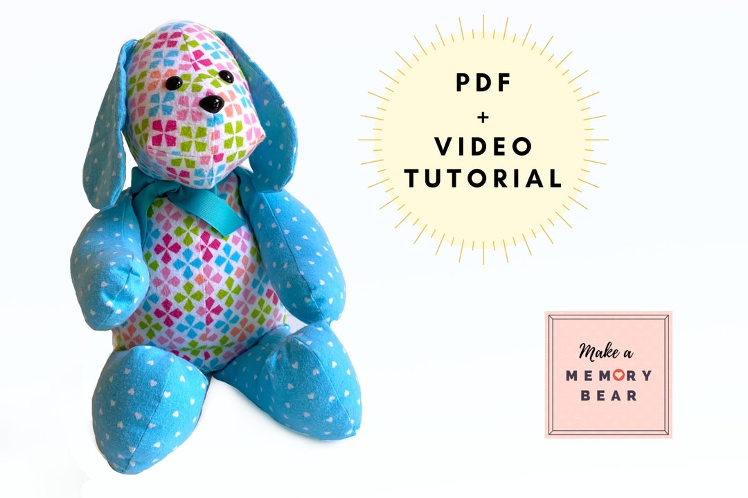 Memory Dog Pattern 16 Inches - Jack the Dog (PDF + Video) - Etsy