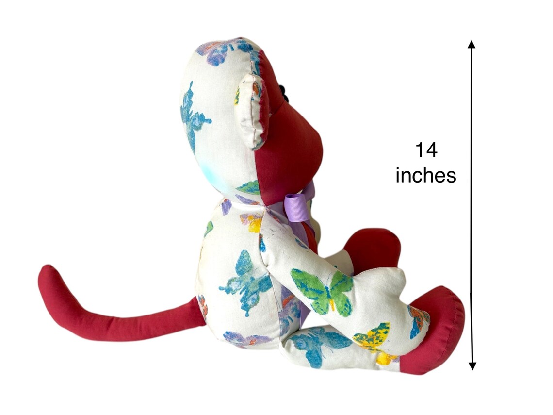 Mikey the Monkey Sewing Pattern | Memory Keepsake Plush (PDF Pattern ...