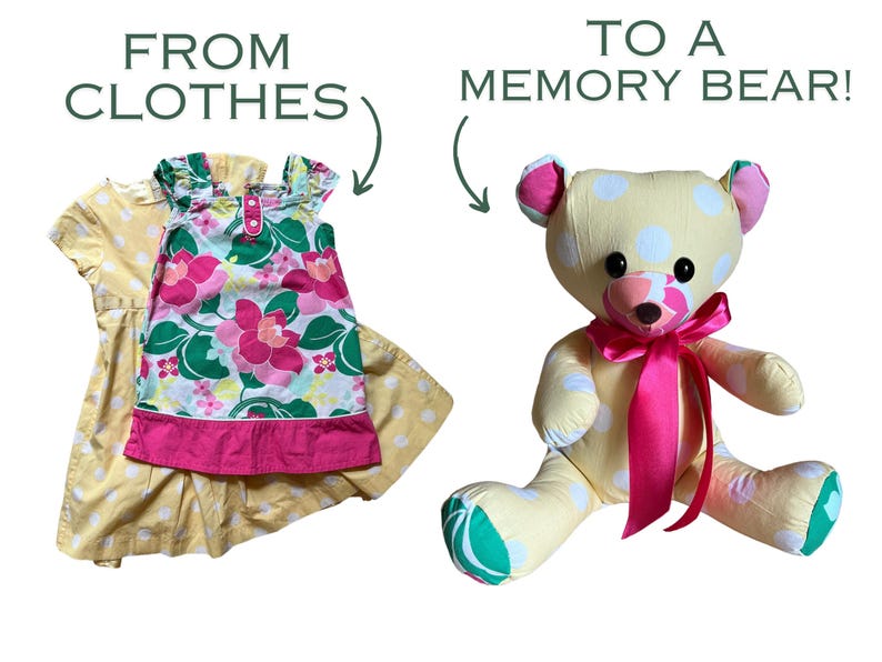 Brookie Memory Bear Sewing Pattern - 11 Inch Keepsake Teddy (PDF ...