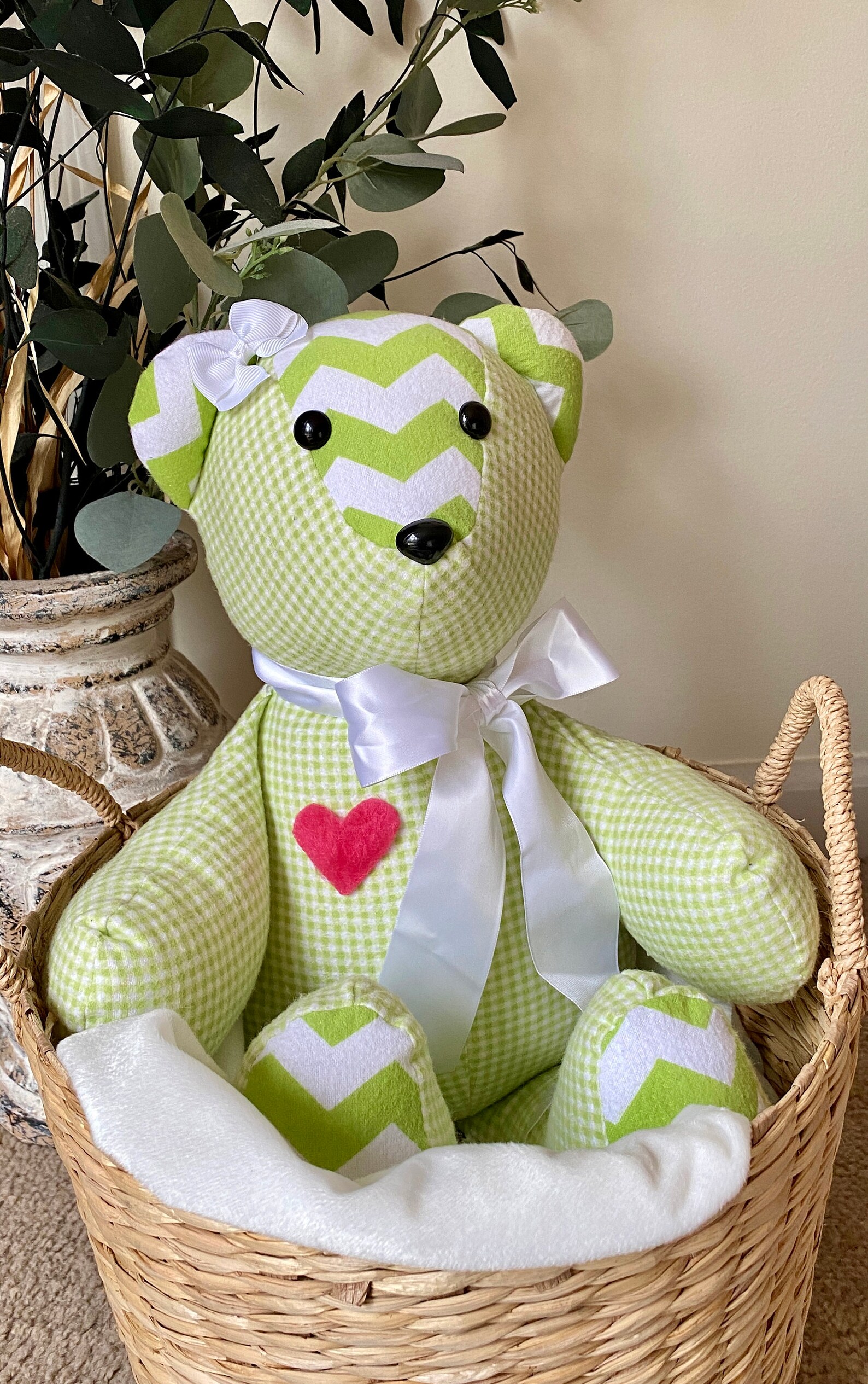 SIMPLE Memory Bear Pattern 18 mamie Bear With VIDEO - Etsy