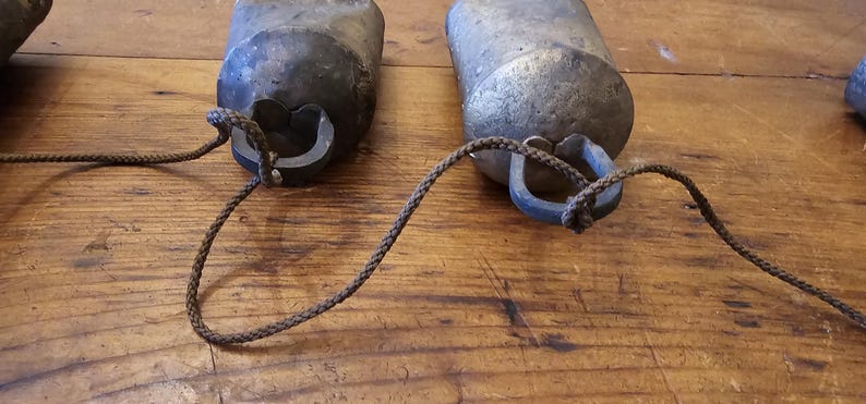 Antique Hand Forged Set of 6 Cowbells - Etsy