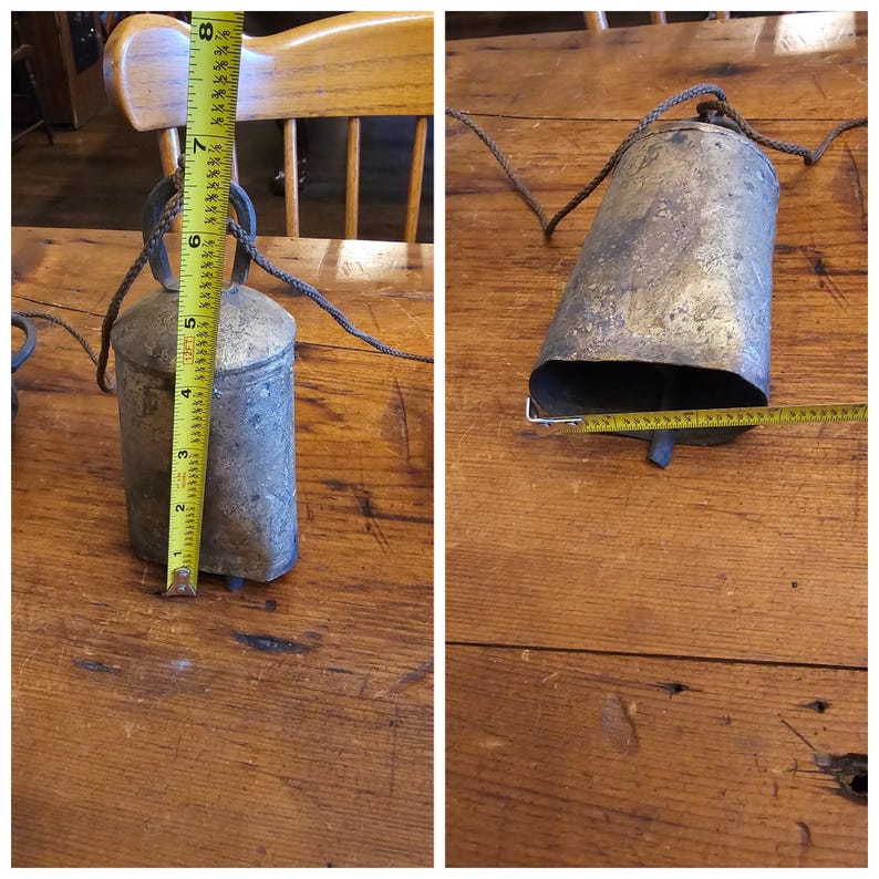 Antique Hand Forged Set of 6 Cowbells - Etsy