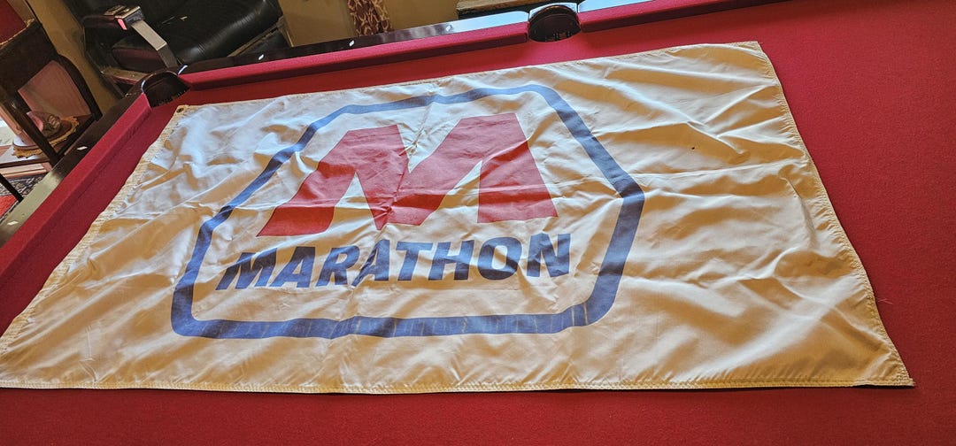 Vintage Marathon Flag - Etsy