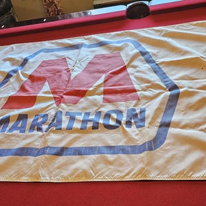 Vintage Marathon Flag - Etsy