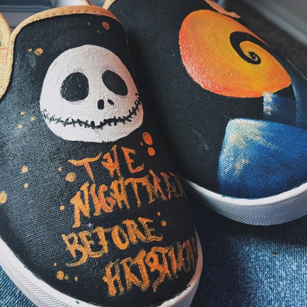 Tim Burton Shoes - Etsy