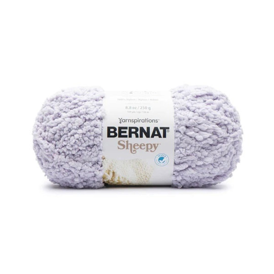 Bernat Sheepy Yarn - LILAC GRAY - 8.8oz/250g/149yd - Etsy