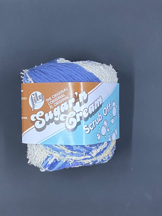 Lily Sugar'n Cream Scrub off Yarn Denim 2.6oz/75g - Etsy