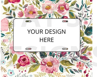 License Plate Mockup - Etsy