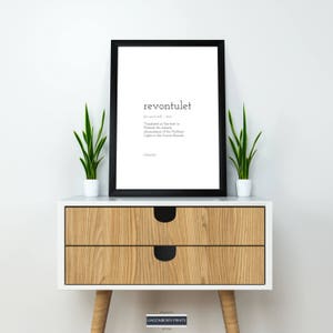 Revontulet Definition Print - Digital Download - Finnish Scandinavian ...