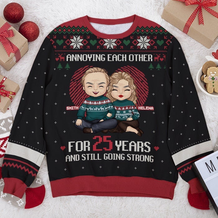 Personalized Annoying Each Other For Many Years Sweater Designed & Sold ...