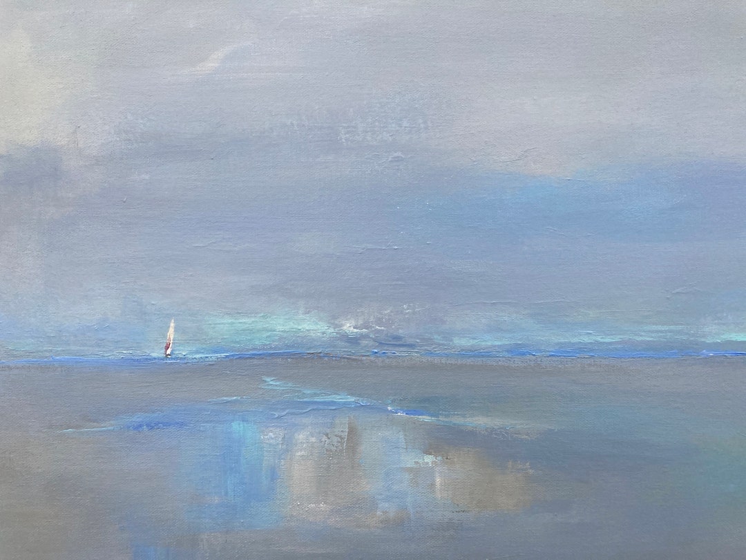 The Unknown, Seascape, Coastal Landscape, an Original Framed Painting ...
