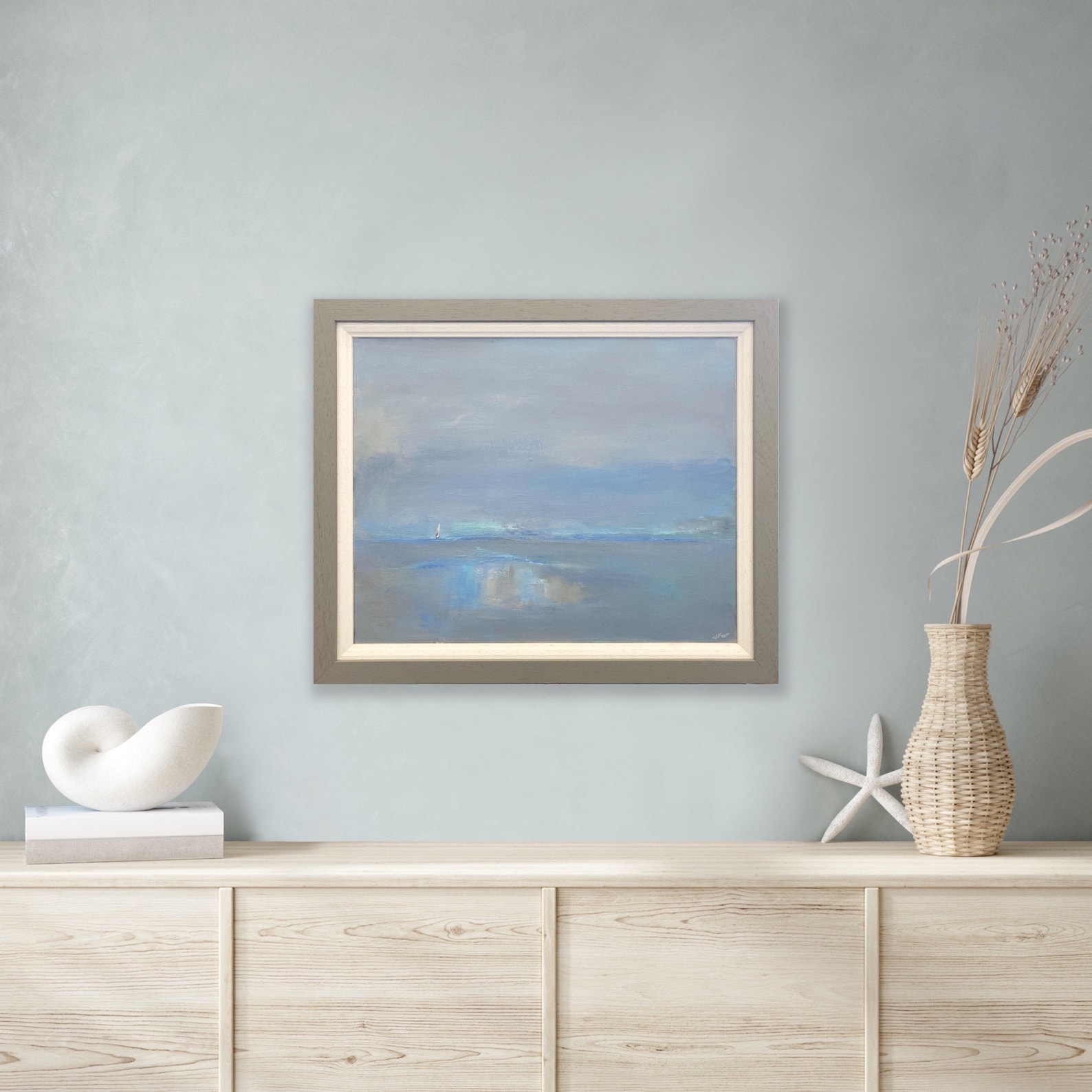 The Unknown, Seascape, Coastal Landscape, an Original Framed Painting ...