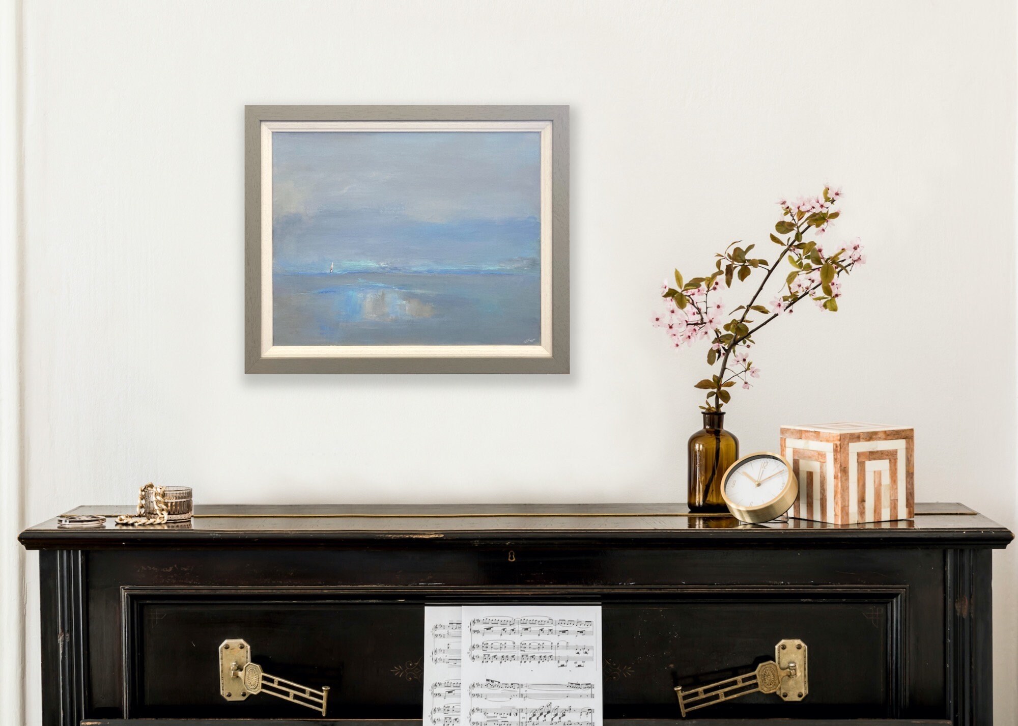 The Unknown, Seascape, Coastal Landscape, an Original Framed Painting ...