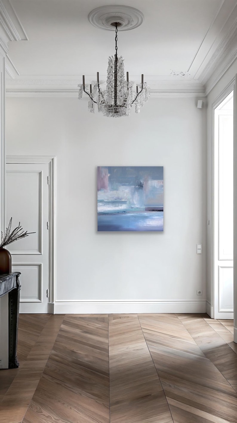 Seeing Beyond, a Large Original Abstract Landscape Painting, Acrylic on ...