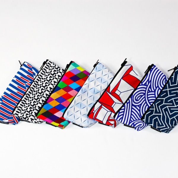 Geometric Pencil Cases - Etsy UK