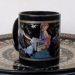 Ceramic Mug, Ancient Greek Gods, Zeus, Hera, Hermes and Aphrodite, 24 ...