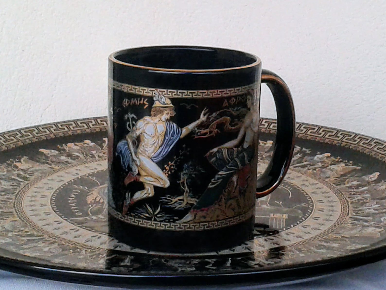 Ceramic Mug, Ancient Greek Gods, Zeus, Hera, Hermes and Aphrodite, 24 ...