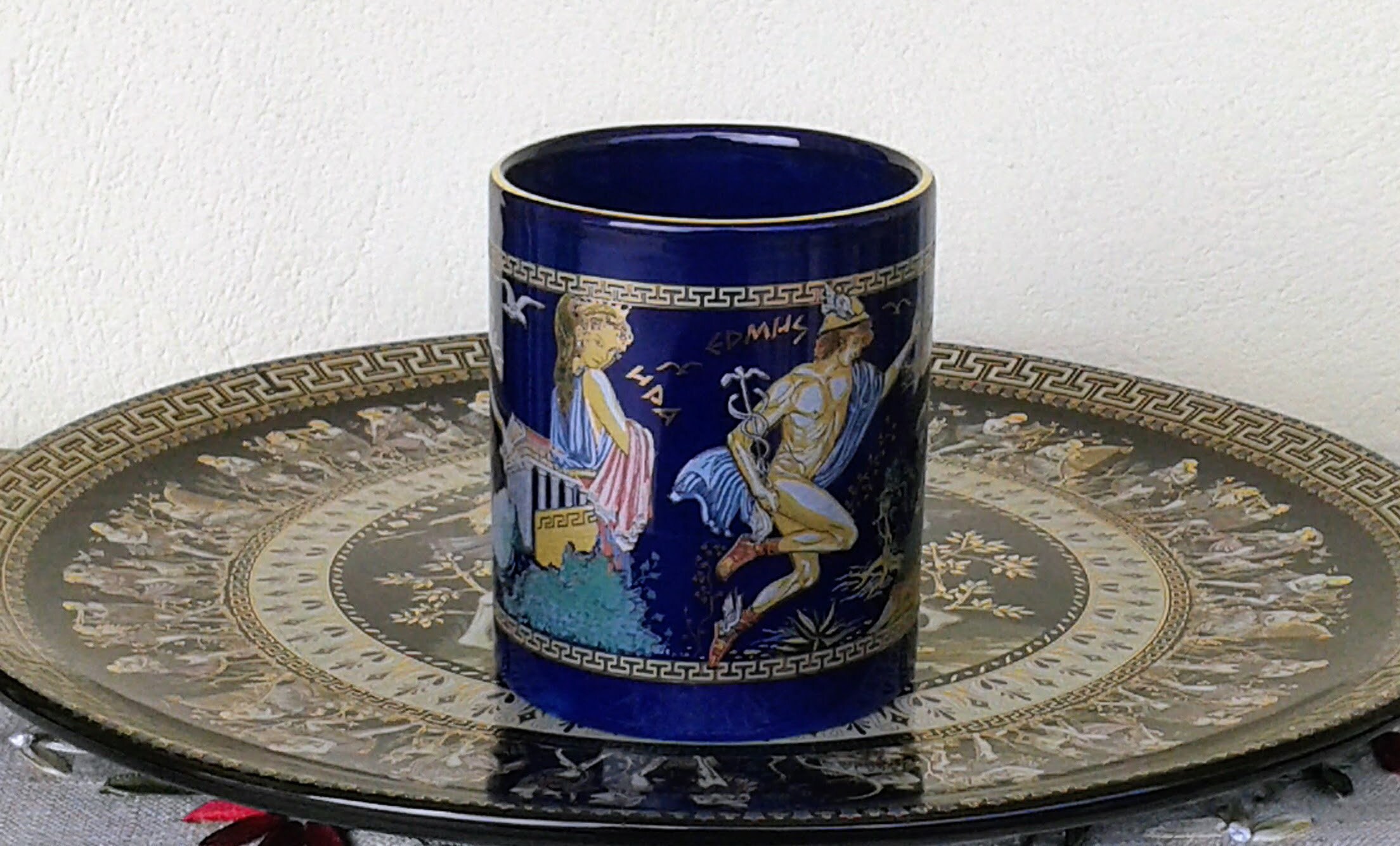 Ceramic Mug Ancient Greek Gods Zeus Hera Hermes and - Etsy