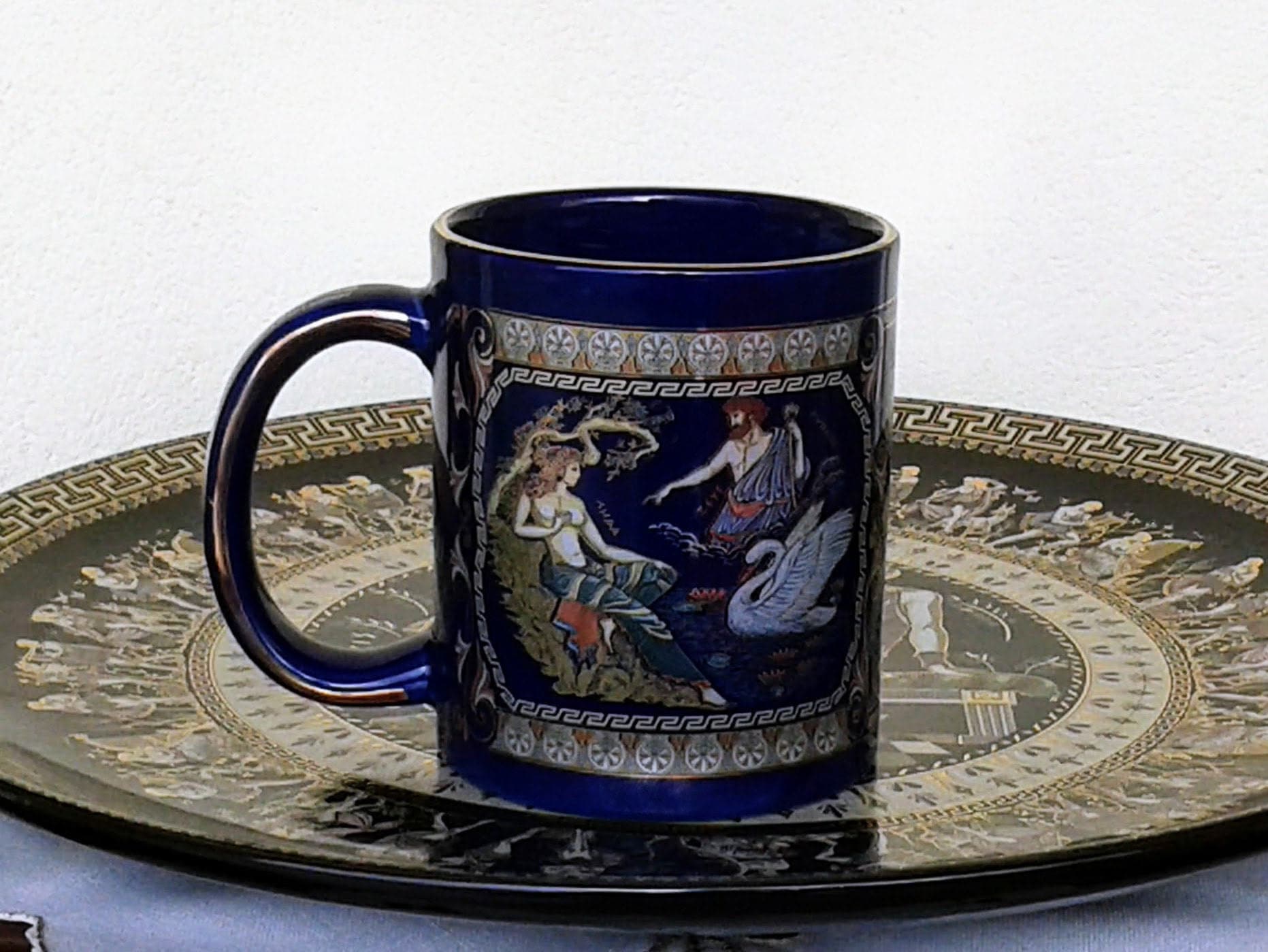Ceramic Mug Ancient Greek Gods Zeus Dionysus and Mortals 24 - Etsy