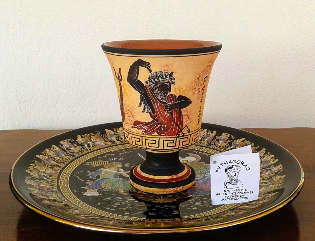 Pythagoras Cup, Pythagorean Cup of Justice or Fair Cup, Museum Copy ...