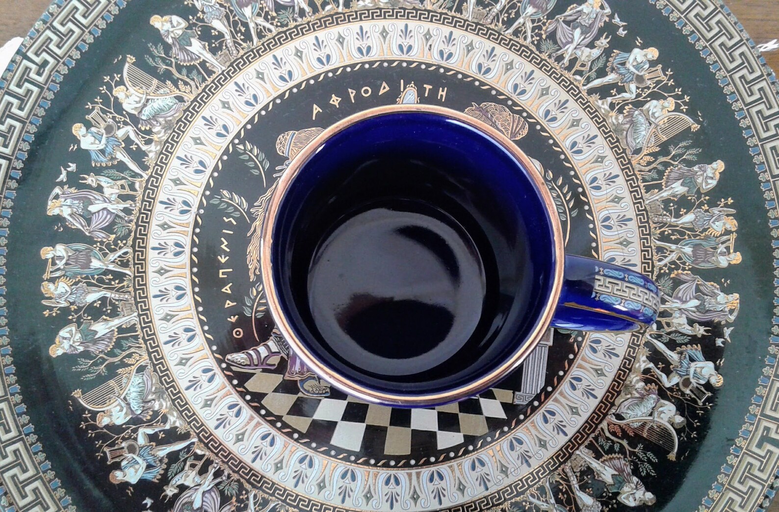 Ceramic Mug Ancient Greek Gods Zeus Hera Hermes and - Etsy