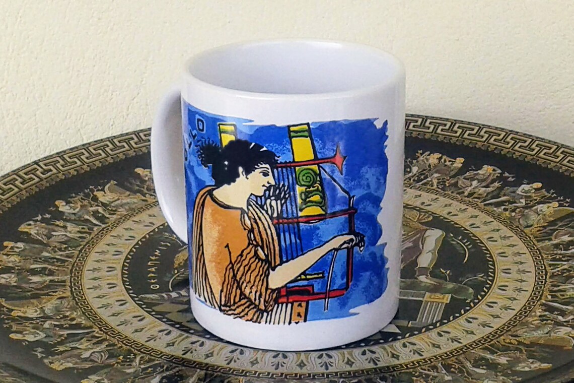 Ceramic Mug, Apollo Ancient Greek Roman God (stoneware, Tea Cups ...
