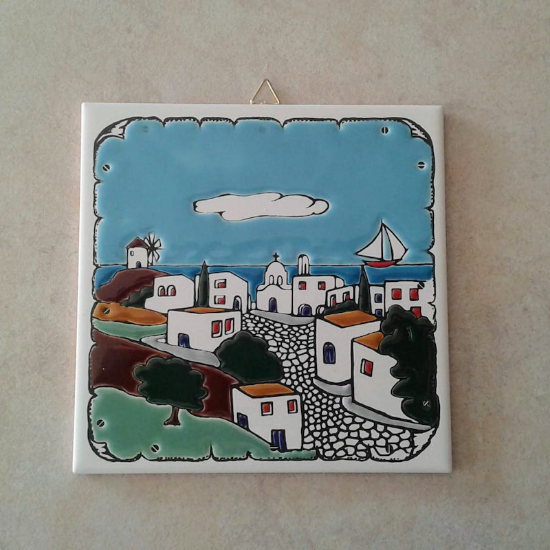 Relief Tile - Etsy