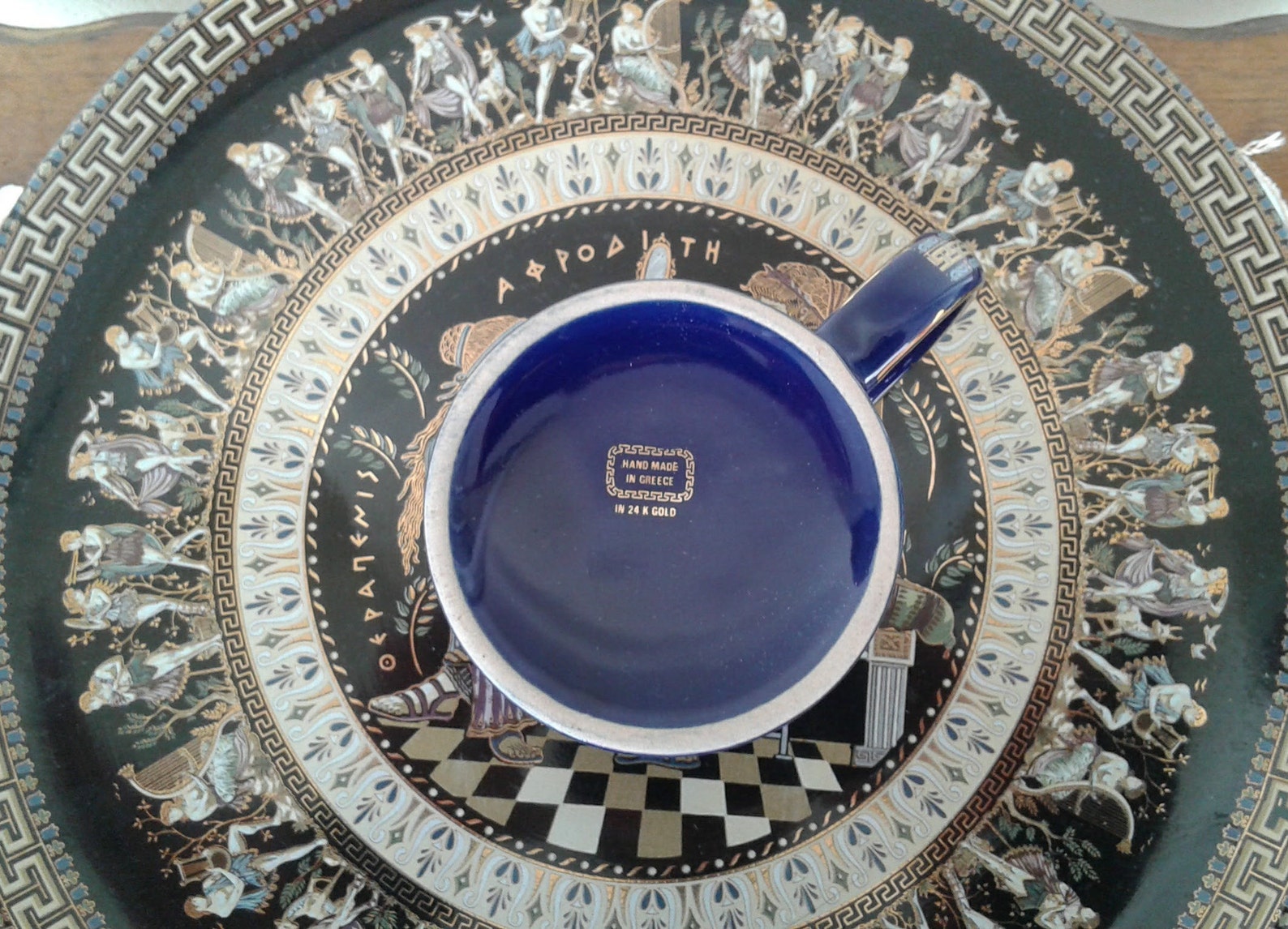 Ceramic Mug Ancient Greek Gods Zeus Hera Hermes and - Etsy