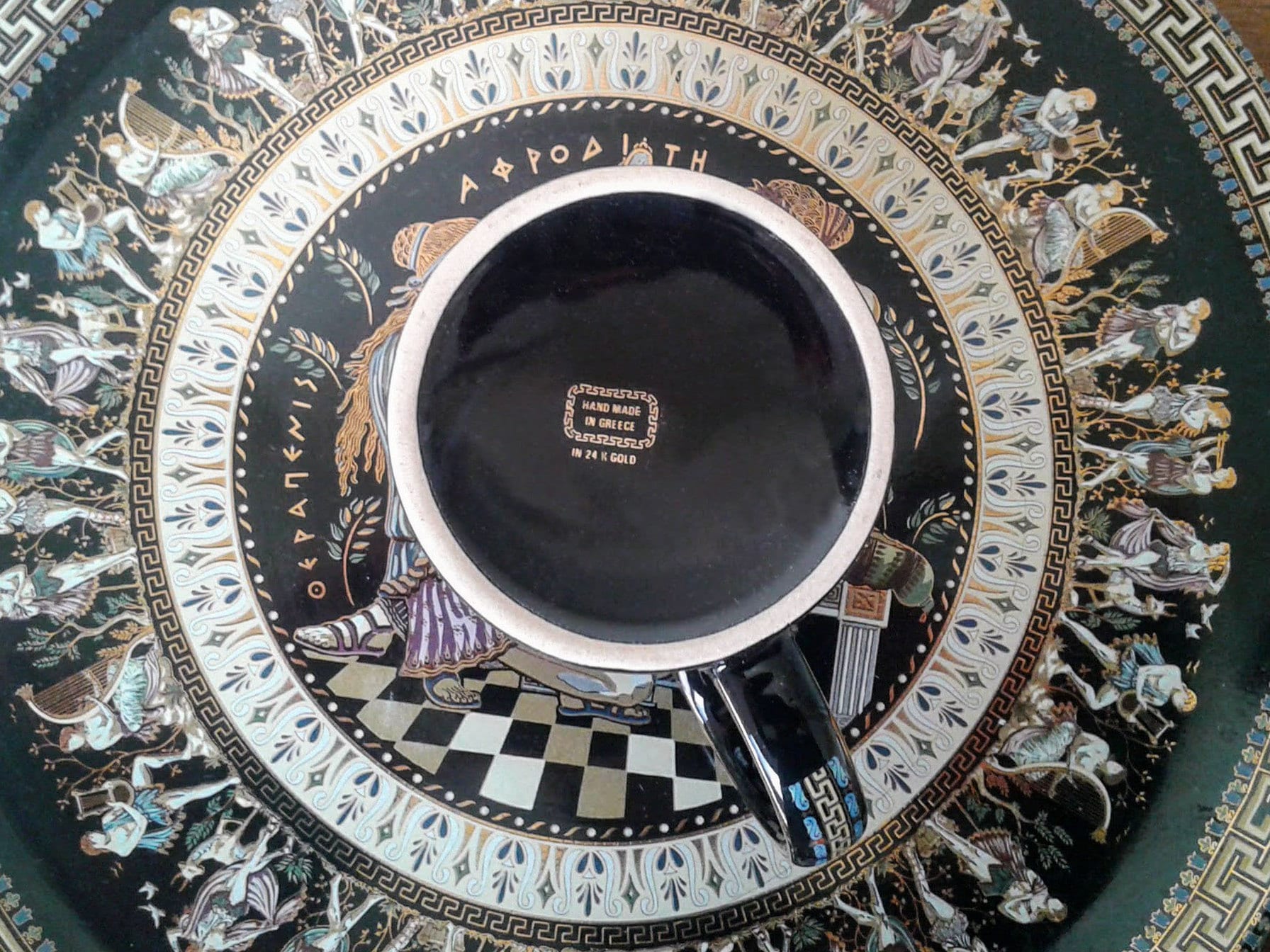 Ceramic Mug Ancient Greek Gods Athene Apollo Artemis and - Etsy