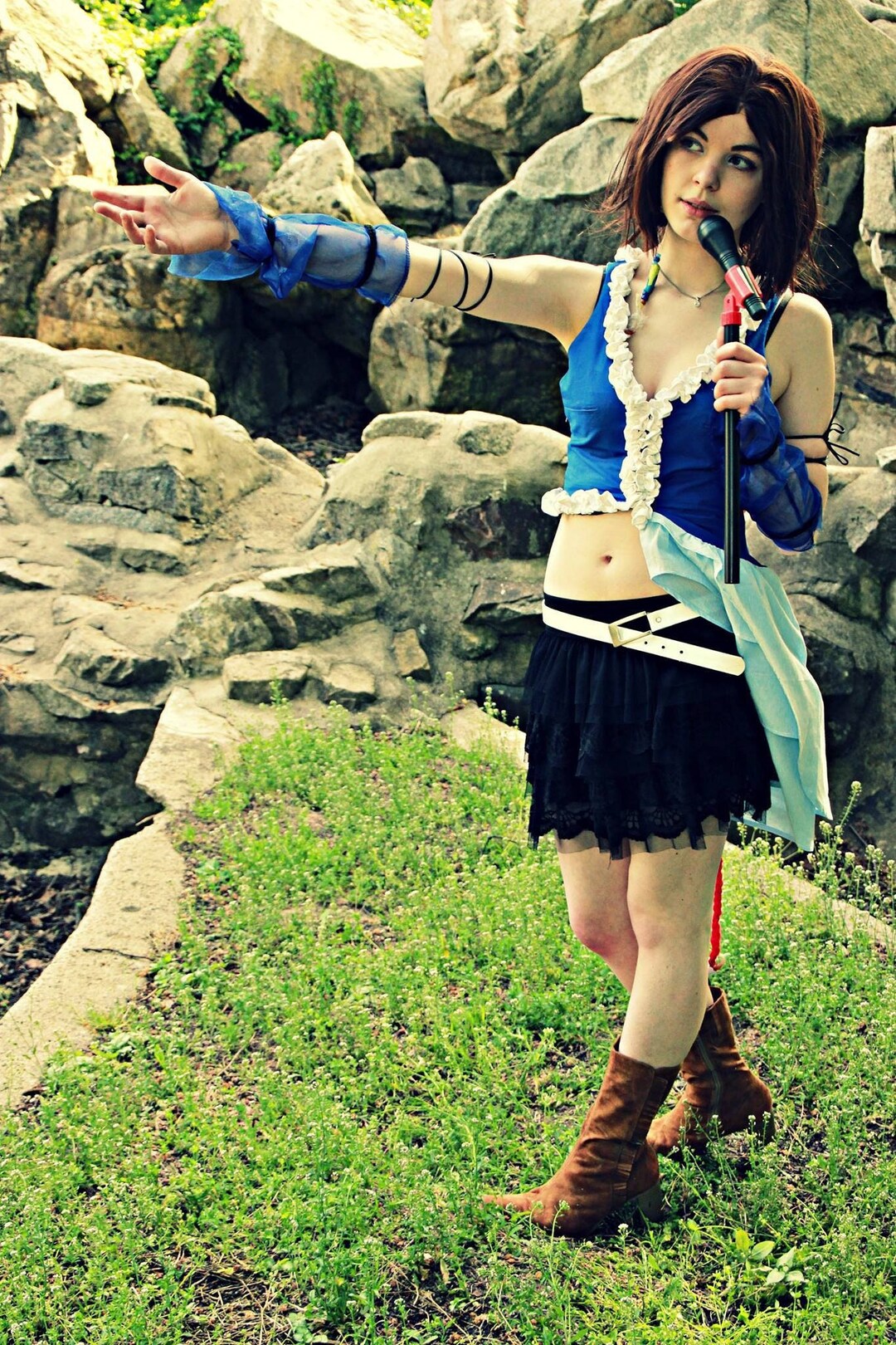 Yuna / Lenne Songstress Cosplay FFX-2 Final Fantasy X2 36 S - Etsy