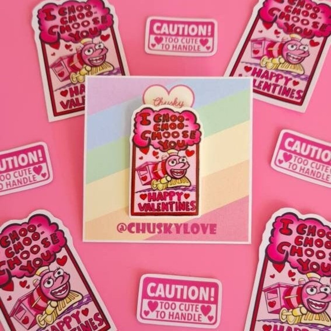 I Choo Choo Choose You Pin. Ralph and Lisa Simpson. VALENTINE'S DAY ...