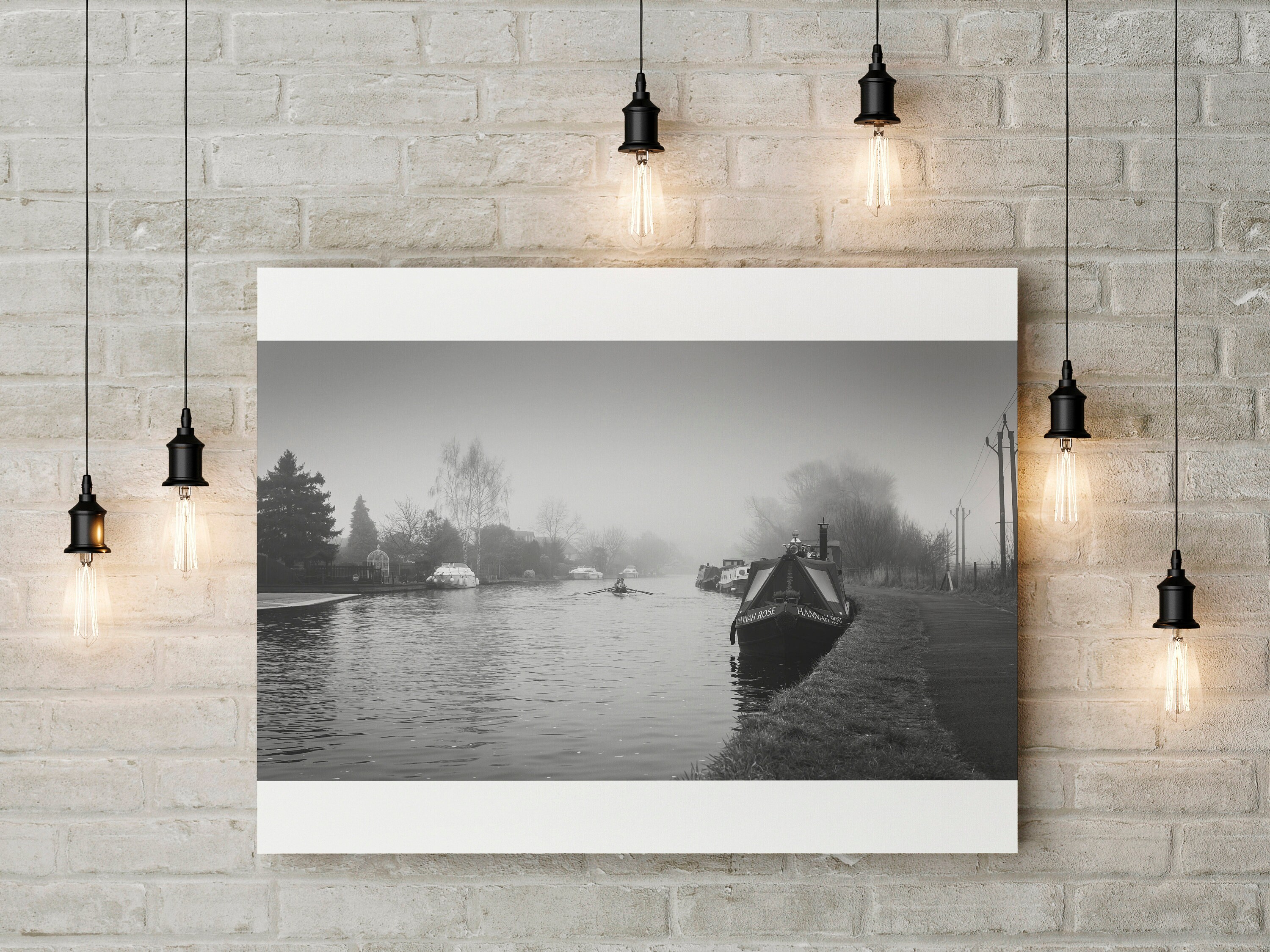 Broxbourne, Lea Valley Walk, Canal, Wall Print, Picture Print, Canal ...