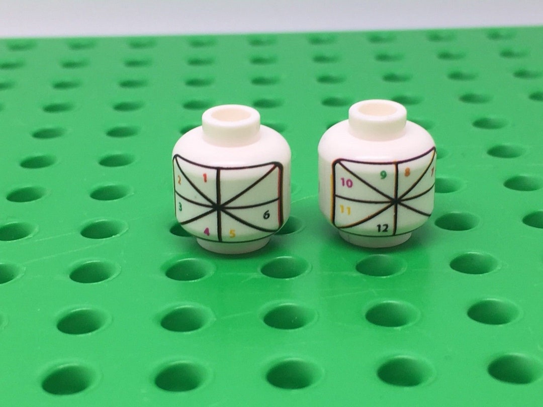 Lego Minifigure White Factory Test Print Head (printer Alignment ...