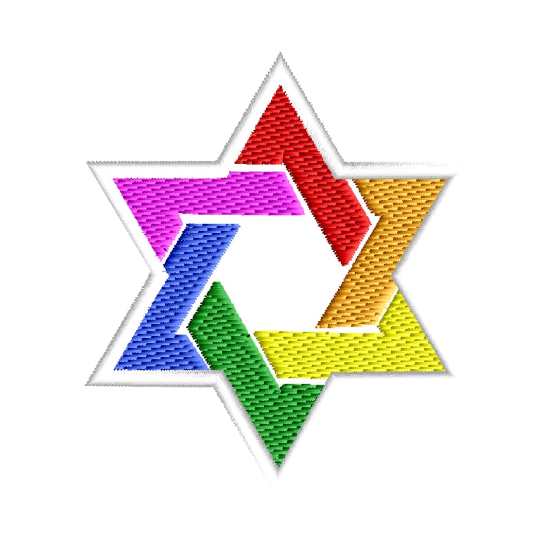 Star of David 1 LGBT, Pride Gay Lesbian LGBTQ Patch, Rainbow LGBT Patch ...