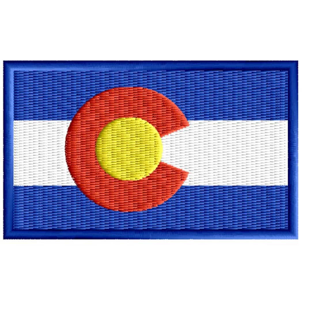 Bandera del estado de Colorado / Parche bordado de Colorado / Regalo de ...