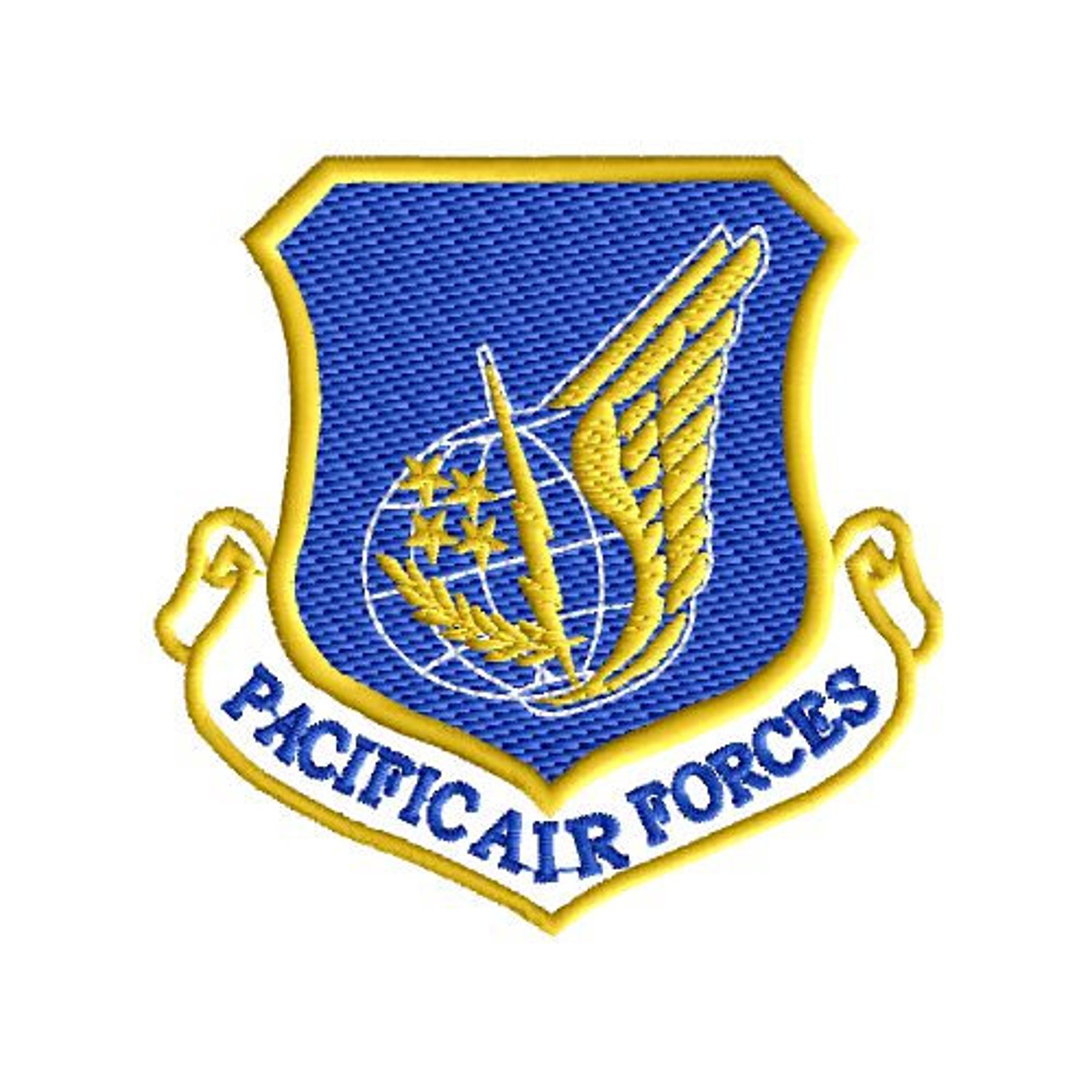 Pacific Air Forces Patch USA Airforce Insignia Hickman Air Base Pearl Harbor Air Force USAF ...
