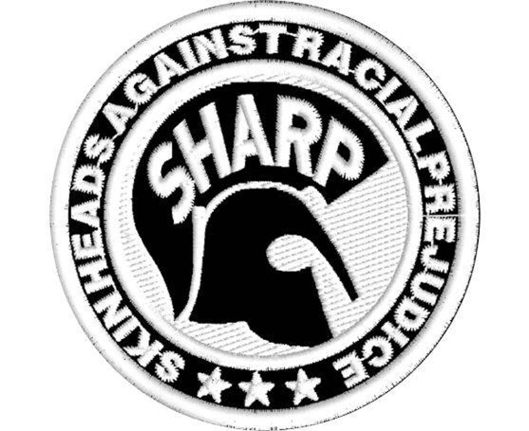 Skinheads Against Racial Prejudice - SHARP Embroidered Iron on Sew on ...