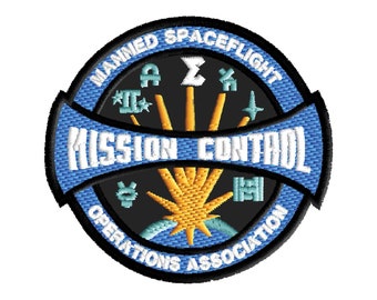 Mission Control Embroidered Patch 11cm X 10cm official Design - Etsy