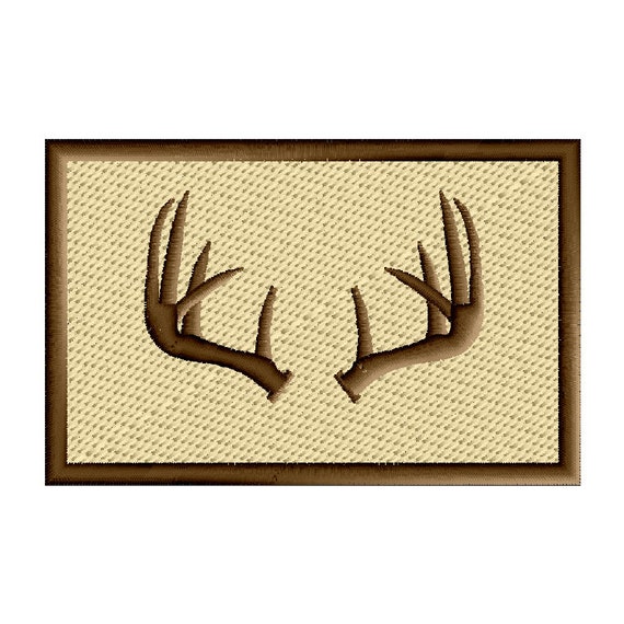 Deer Hunter Patch Buckup Tactical Patch Hook Antlers Deer - Etsy