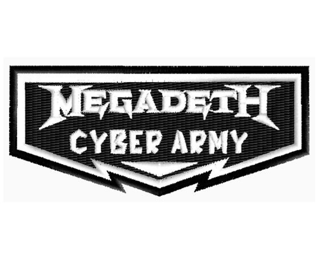 Megadeth Cyber Army Embroidered Patch - Etsy